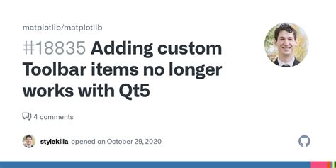 Adding Custom Toolbar Items No Longer Works With Qt5 · Issue 18835
