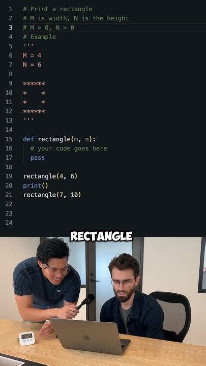 Can You Print A Rectangle In One Minute 👀 Computerscience