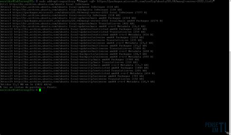 Instalação Microsoft Sql Server No Linux Pense Em Ti