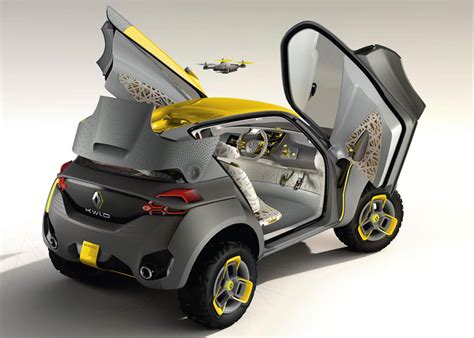 Renault Unveils Kwid Concept Car Equipped With Traffic Spotting Drone