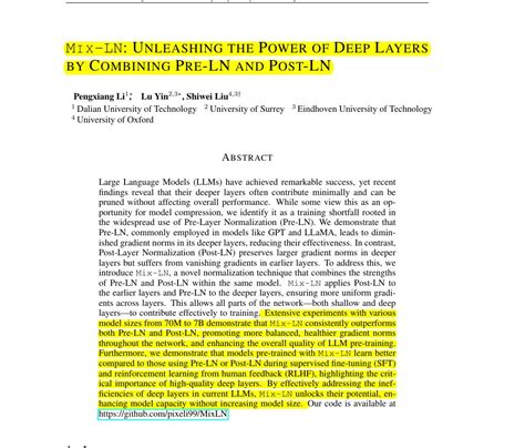 A Simple Normalization Swap Makes Your Llms Deeper Layers Actually Do
