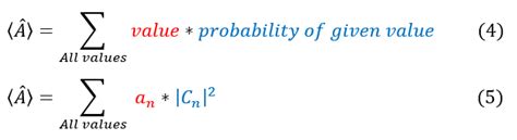 Expectation Values Of Operators