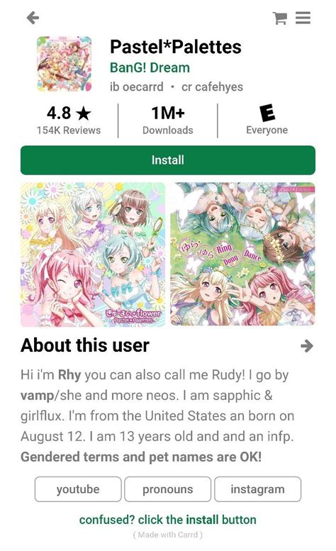 Carrd Tutorial Cute App Aesthetic Apps Games Cute Games