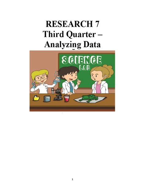 Analyzing Data Pdf Experiment Data Analysis