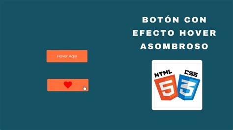 botón con efecto hover asombroso con html y css desarrollo web youtube