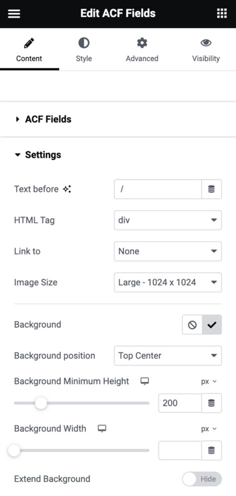 Acf Fields Dynamicooo Dynamic Content For Elementor
