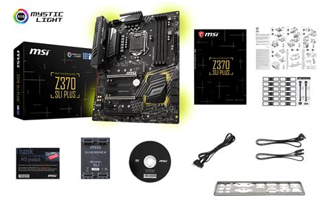Msi Z370 Sli Plus Box Content