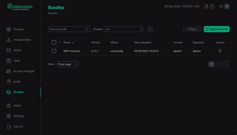Installation And Configuration Of The Ssh Hostprovider Via Adcm Arenadata Docs