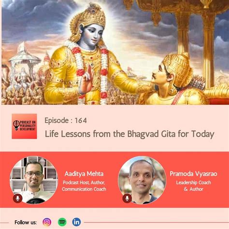 Pramoda Vyasarao Life Lessons From Bhagavad Gita Aaditya Mehta