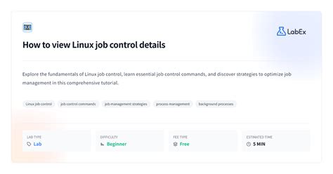 How To View Linux Job Control Details Labex