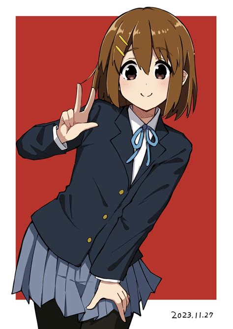 Hirasawa Yui K On Drawn By Nyagonya Danbooru