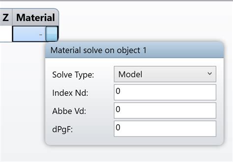 What Is The Easiest Way To Define A Constant Refractive Index In Non Sequential Mode Zemax