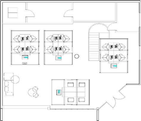 Warehouse Layout Design Where The Workspaces Are Created Using Modular
