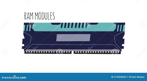 Ddr Rammemory Module Vector 53283647