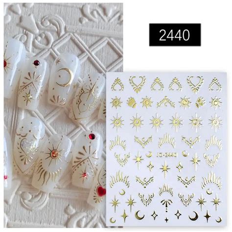 Наклейки для дизайна ногтей красивый материал безопасность богатые стили Сильная Липкость