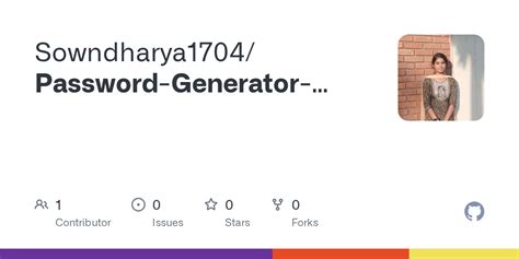 Github Sowndharya1704password Generator Using Html Css And Javascript