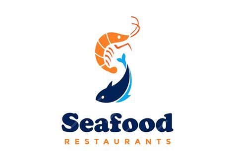 Inspiración En El Logo De Mariscos Plantilla De Diseño De Cocina O