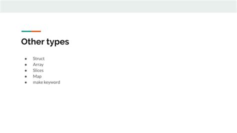 A Quick Introduction To Go Ppt