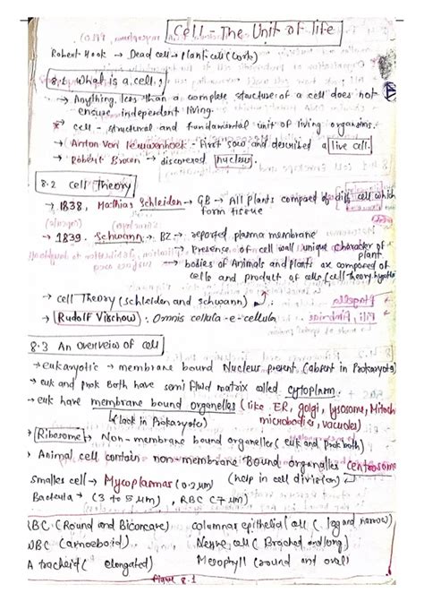 Class Notes Neet Biology Handwritten Short Notes Neet Biology