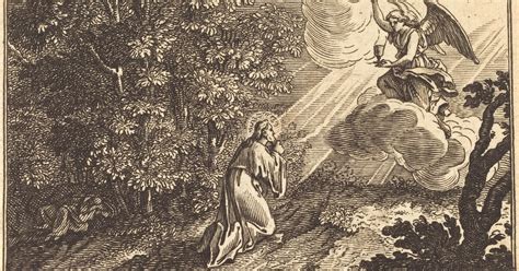 Christ Praying On The Mount Of Olives By French 17th Century