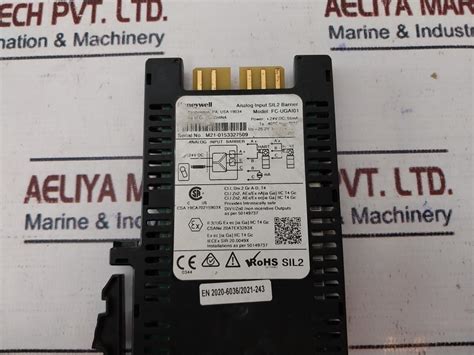 Honeywell Fc Ugai01 Analog Input Sil2 Barrier Aeliya Marine Tech