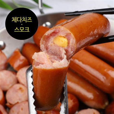 장순필 육즙가득 체다치즈 소시지 350g 5팩치즈소세지국내산돈육 홈플러스 택배배송