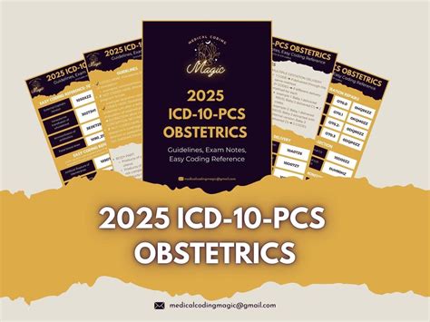 2025 Icd 10 Pcs Obstetrics Cheat Sheet Medical Coding Study Guide