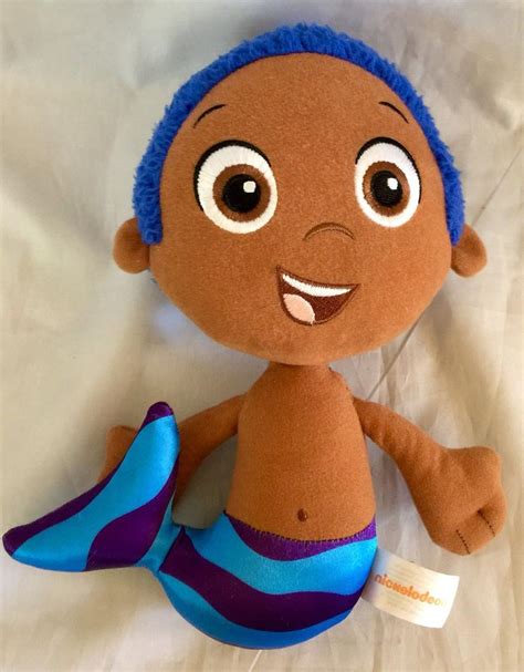 Nickelodeon Bubble Guppies 9 Goby Mermaid Plush Stuffed Toy Euc Fast
