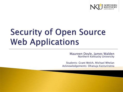 Ppt Security Of Open Source Web Applications Powerpoint Presentation