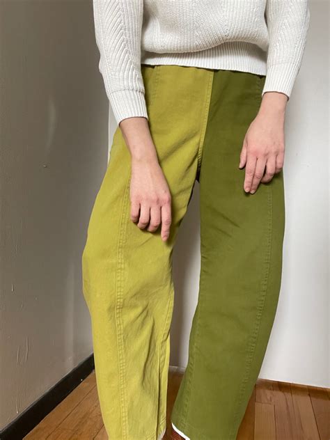 Janus Colorblock Pants For Women In Lime Verity And Daughters