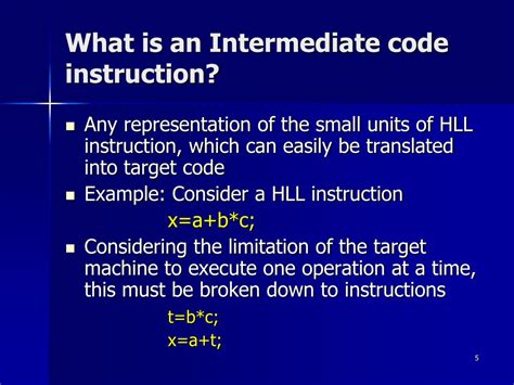 Ppt Intermediate Code Generation Powerpoint Presentation Free