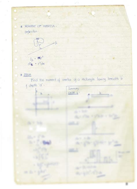 Solution Mathematics Integral Calculus Moment Of Mass And Moment Of