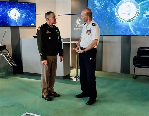 Usspacecom Commander Returns To The European Theater To Strengthen Space Cooperation Space