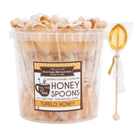 Melville Lollipops Tupelo Honey Spoons 50 Count
