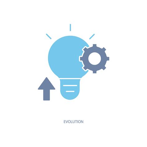Evolution Concept Line Icon Simple Element Illustration Evolution Concept Outline Symbol