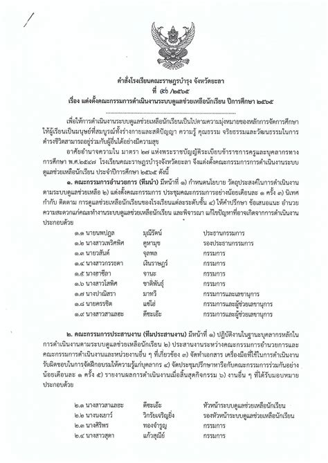 รายงานผลการปฏิบัติงานคำสั่งโรงเรียน ปีการศึกษา 2564 เล่ม 2 ครรชิต แซ่โฮ่ หน้าหนังสือ 159