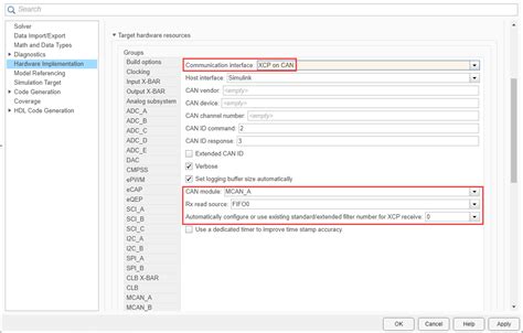 Signal Monitoring And Parameter Tuning Over XCP On CAN MATLAB Simulink