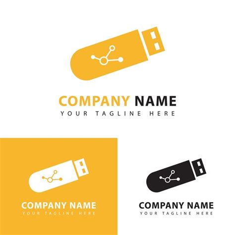 Premium Vector Usb Flash Disk Icon Design Template Flash Disk Flat