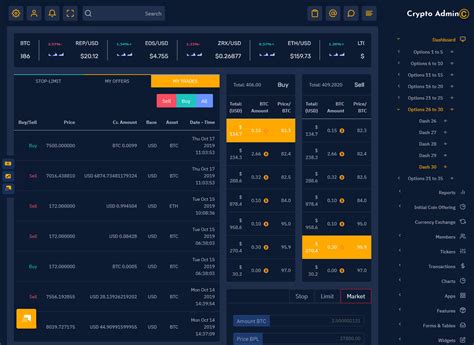 Crypto Admin Dashboard Ethereum Template With Bootstrap Crypto Ui Kit