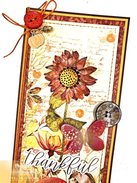 Autumn Serenade Slimline Card Folio Tutorial Kathy By Design