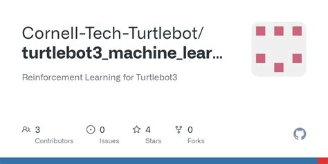 GitHub Cornell Tech Turtlebot Turtlebot3 Machine Learning Reinforcement Learning For Turtlebot3