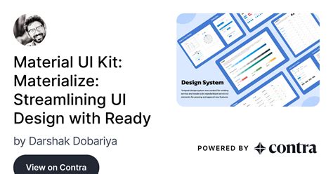 Material Ui Kit Materialize Streamlining Ui Design With Ready By Darshak Dobariya