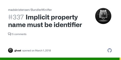 implicit property name must be identifier · issue 337 · madskristensen