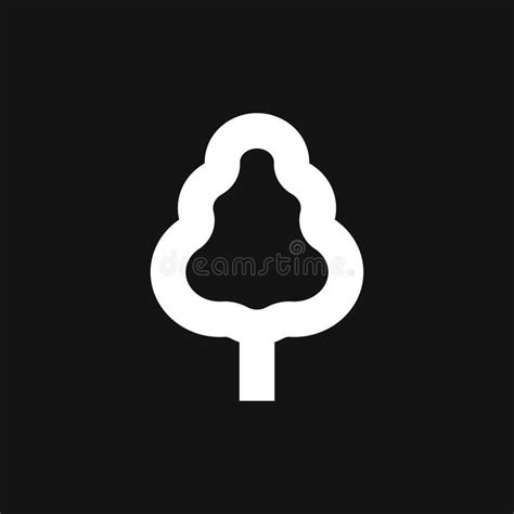 Tree Vector Icon Trees Symbol Isolated On Background Stock Illustration Illustration Of
