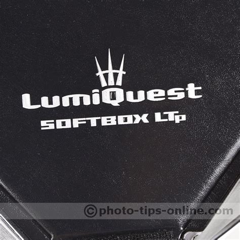 LumiQuest Softbox LTp Flash Diffuser Logo PHOTO TIPS ONLINE Com