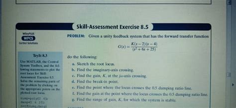 Solved Wiley Plus Wpcs Control Solutions Try It 83 Use