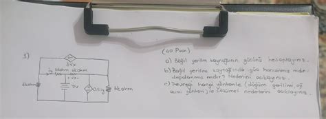 Solved A Calculate The Power Of The Dependent Voltage Chegg