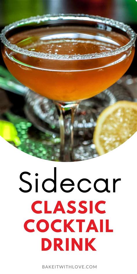 Sidecar Cocktail A Timeless Cognac Drink