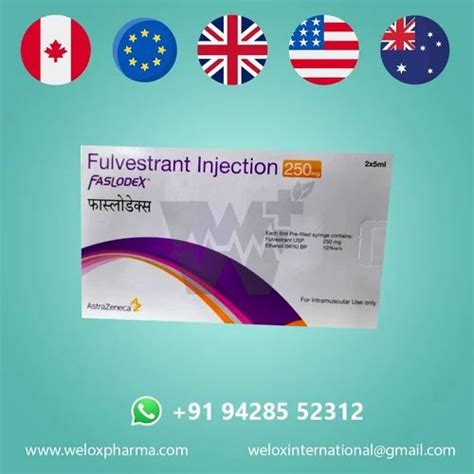 Faslodex 250 Mg Injection 5 Ml In 1vial At Rs 14500 Box India Surat Id 2853417809362
