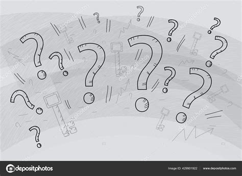 Questions Answer Fashion Stylish Templates Organic Abstract Shapes Lines Nude Stock Vector Image